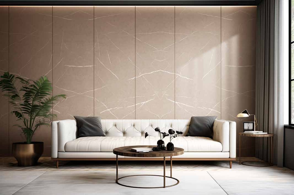 Stone finish laminate