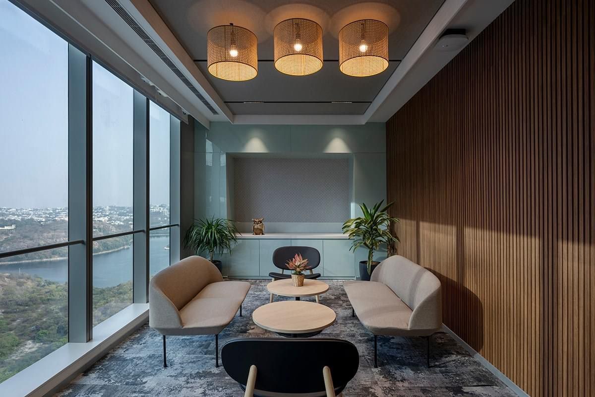 AGT 3771 Teak displayed in the lobby of Providence